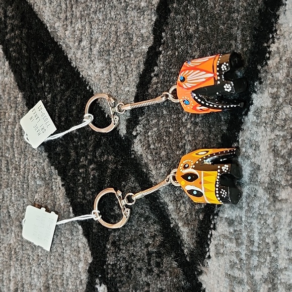 Sri Lanka | Accessories | Vintage Mini Wooden 20 Tribal Elephant Made ...